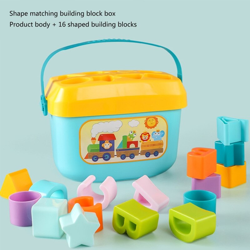 Baby Color Shape Match Toy ABC Alphabet Teaching B... – Grandado