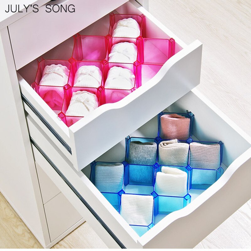 6pcs/set DIY Plastic Grid Honeycomb Drawer Separat... – Vicedeal