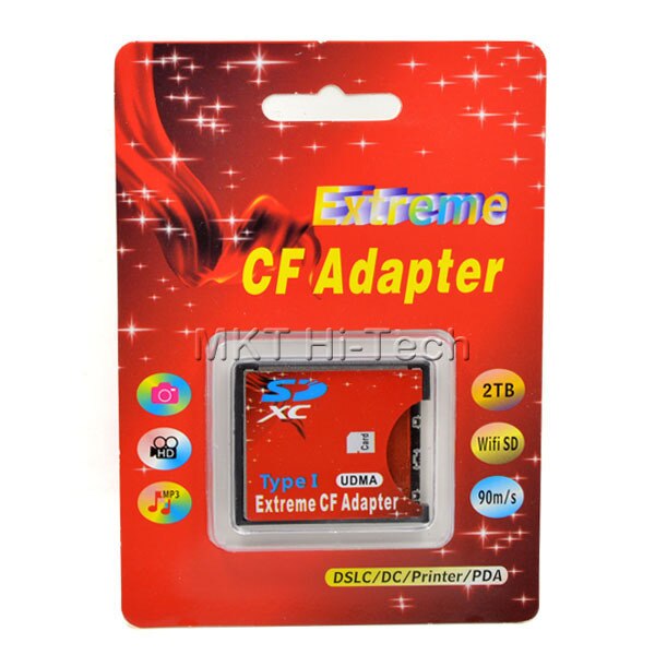 SD to CF Adapter SDHC SDXC to Standard 3.3mm Compa... – Grandado