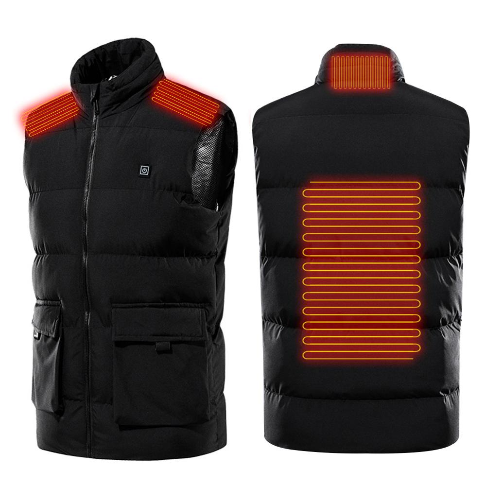 4 Places Self Heating Vest 3-speed Adjustable Temp... – Vicedeal