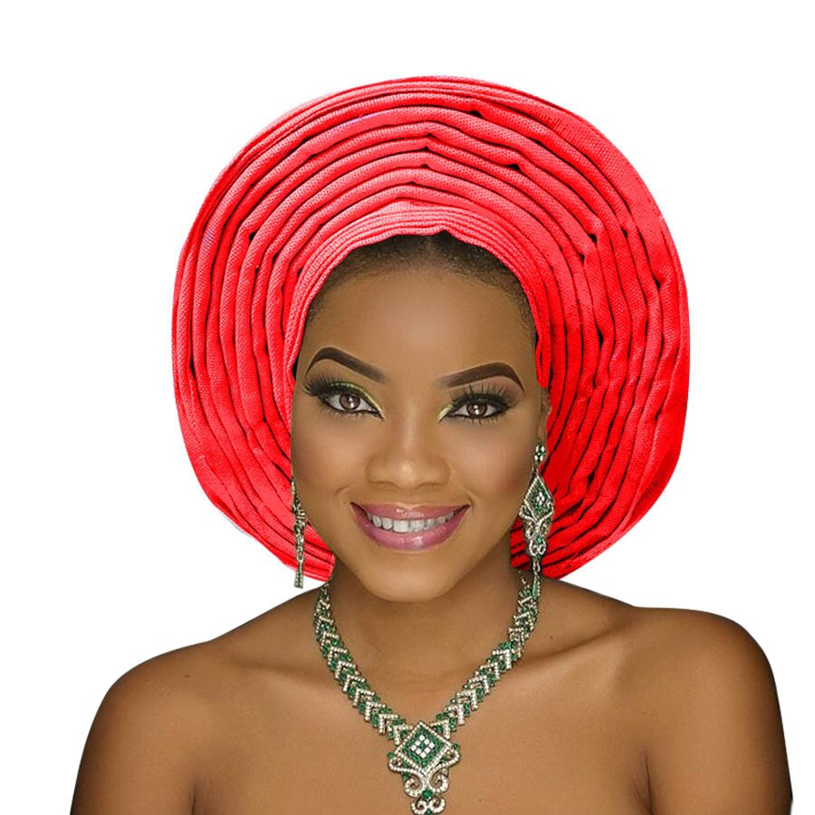 aso oke gele for wedding african aso ebi head wrap... – Vicedeal