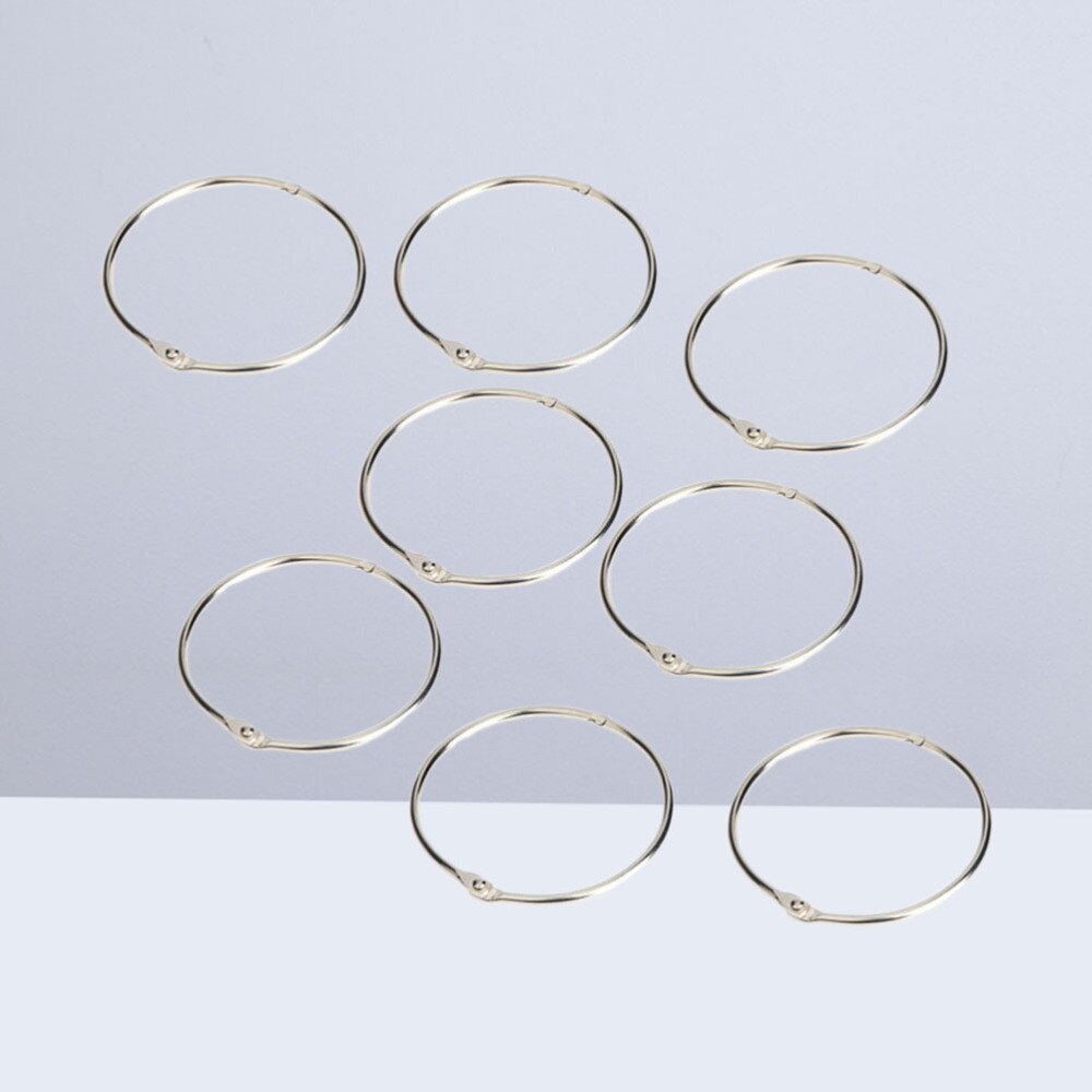 50 Pcs Loose Leaf Binder Ringen Staal Bindmiddel R... – Grandado