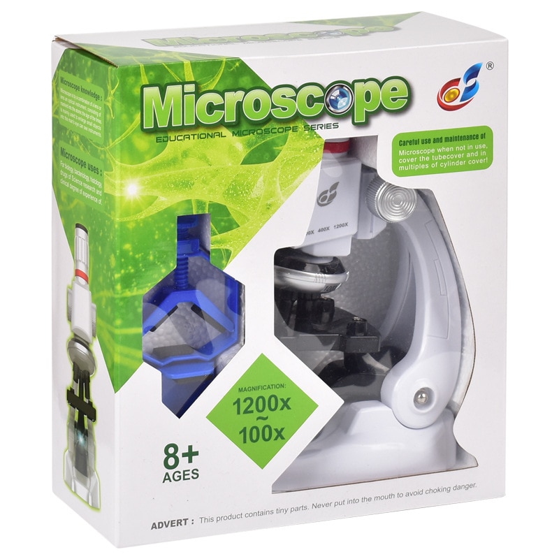 Microscope Experiment Kit Lab LED 1200X Home Schoo... – Grandado
