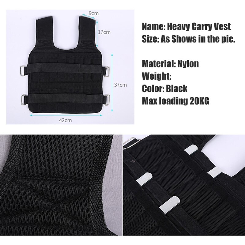 30KG Loading Weight Vest For Boxing Training Worko... – Vicedeal