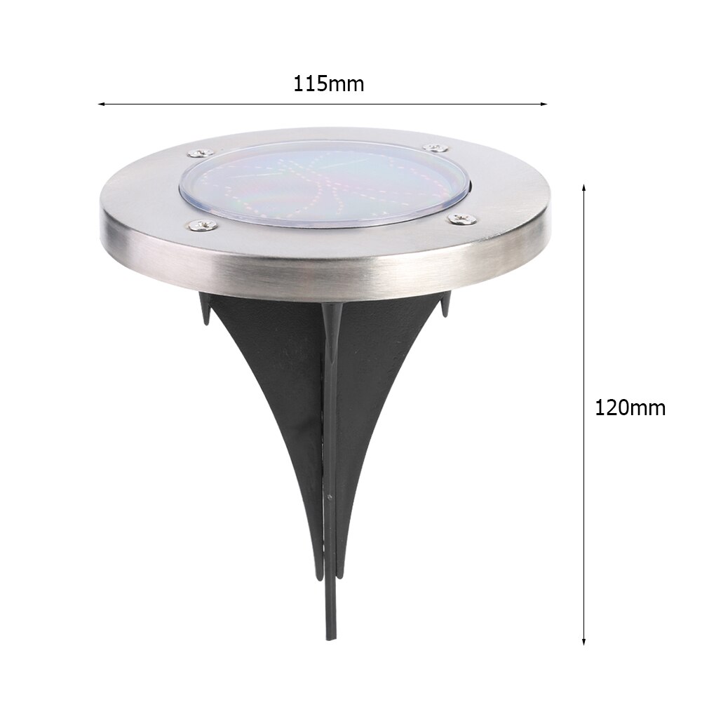 Outdoor LED Solar Light Powered Round Butterfly Gr... – Grandado