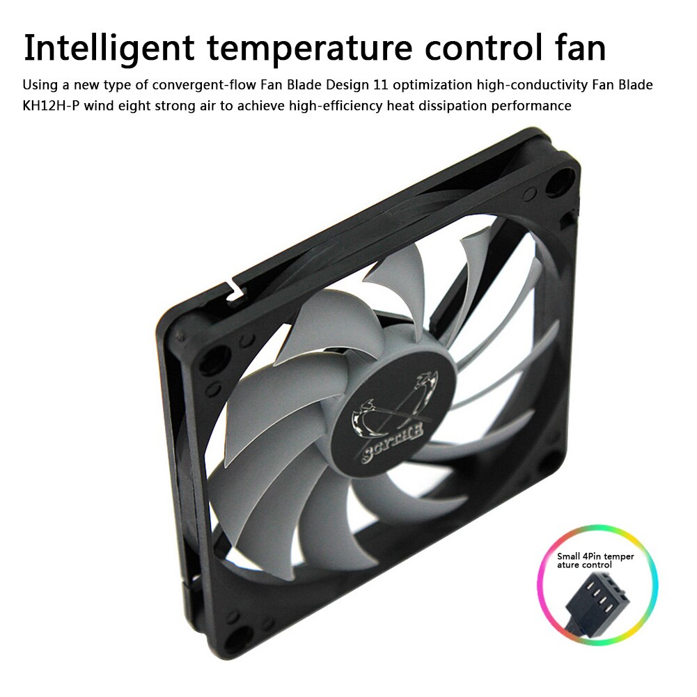 80Mm Computer Pc Case Dunne Fan 4 Pin 3000Rpm Vers... – Vicedeal