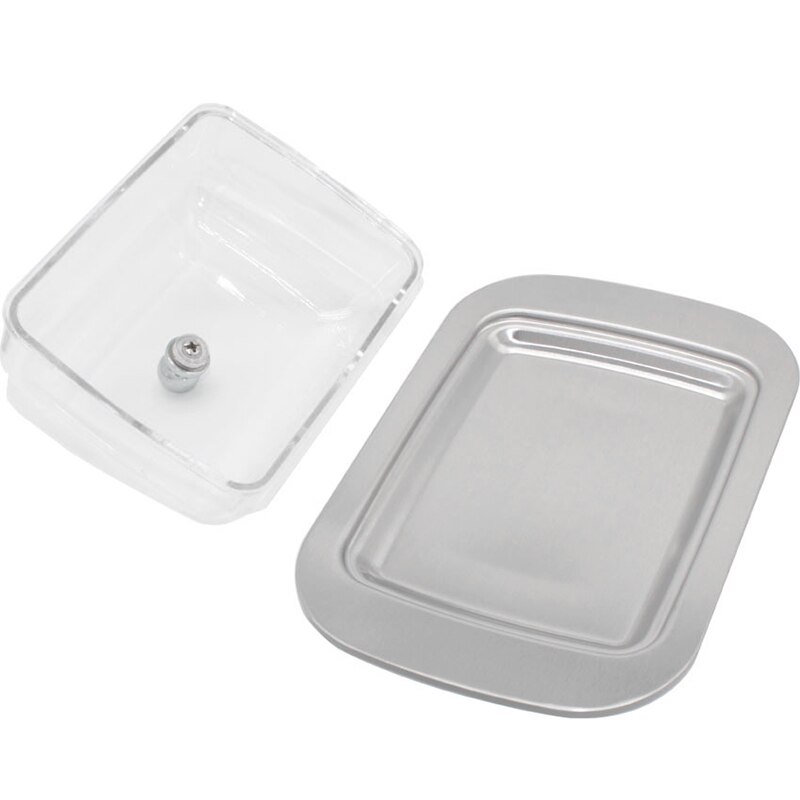 Rustfritt stål smørfatboks container ost biff talg... – Grandado