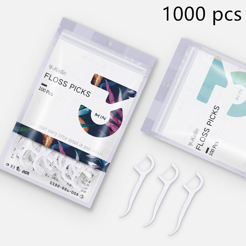 Y-Kelin 100 Pcs/Lot Dental Floss Picks Teeth Tooth... – Grandado