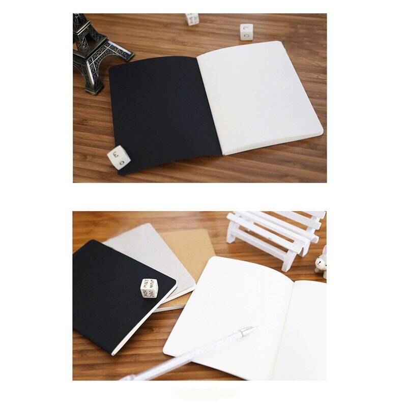 Vintage Kraft Paper Notebook A6 Blank Sketchbook O... – Grandado