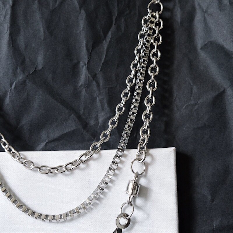 Hip hop chain European and American punk necklace ... – Grandado