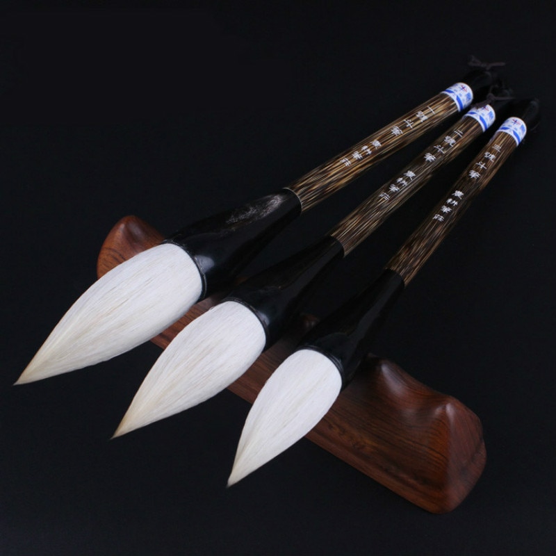 Woolen Hair Chinese Calligraphy Brush Soft Hopper-... – Grandado