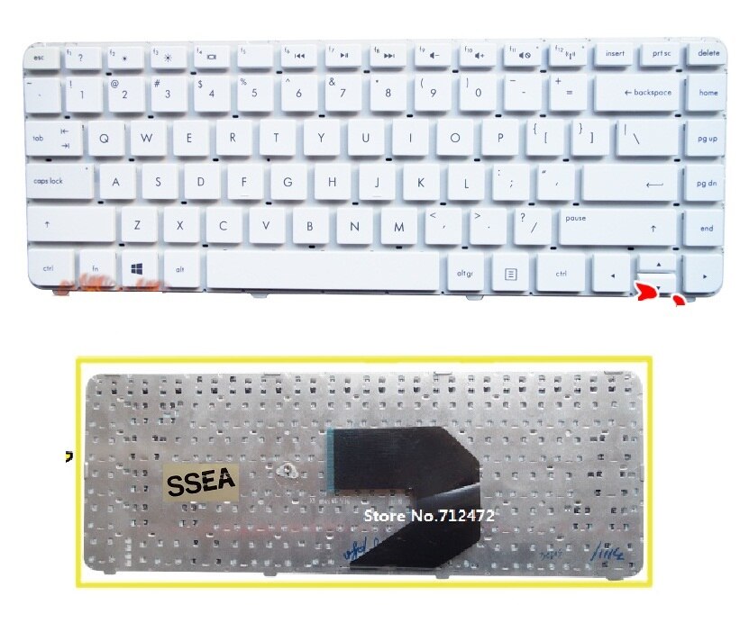 SSEA laptop US Toetsenbord Engels voor HP G4-2000 ... – Vicedeal