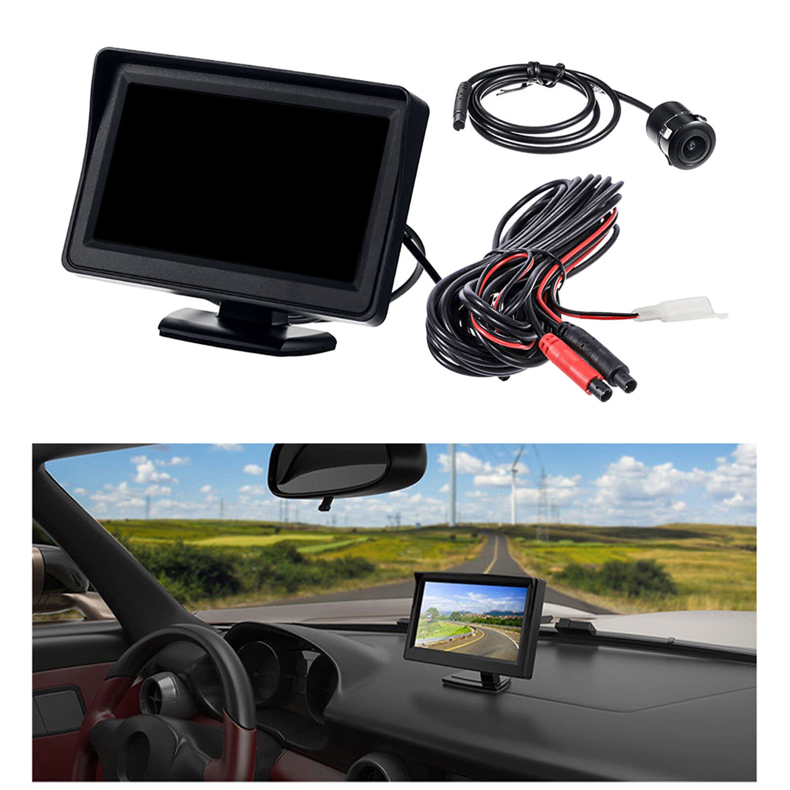 Car 4 LED Reverse Camera with 5" Monitor Kit ... – Grandado