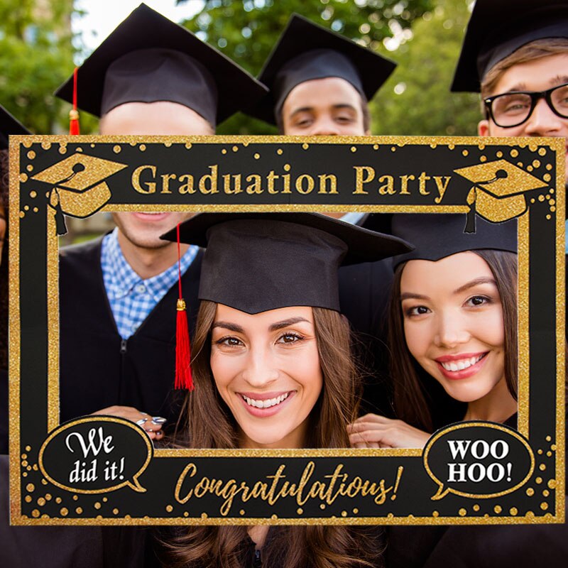 Graduation Party Photography Background Decoration... – Grandado