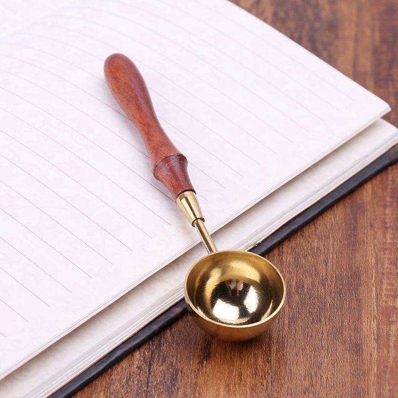 Retro Metal Spoon Wood Handle Sealing For Melted D... – Grandado
