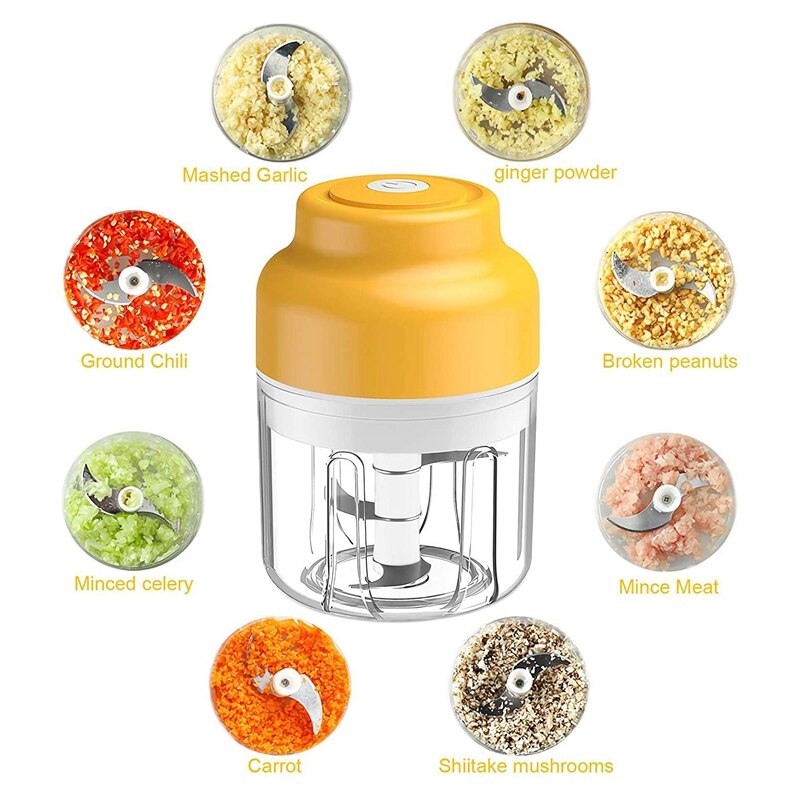 Electric Mini Garlic Chopper Mini Blender Mini Cho... – Vicedeal