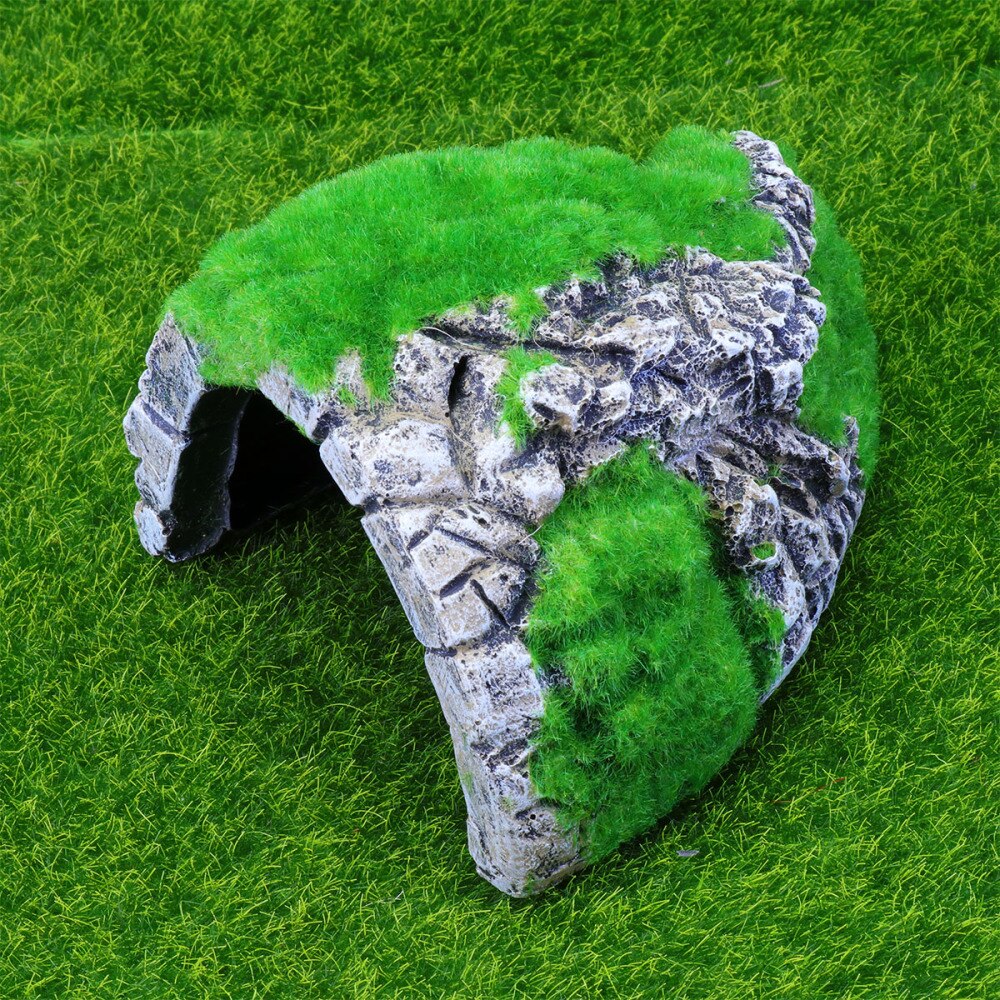 1pc Habitat Resin Reptile Tortoise Artificial Hidi... – Vicedeal