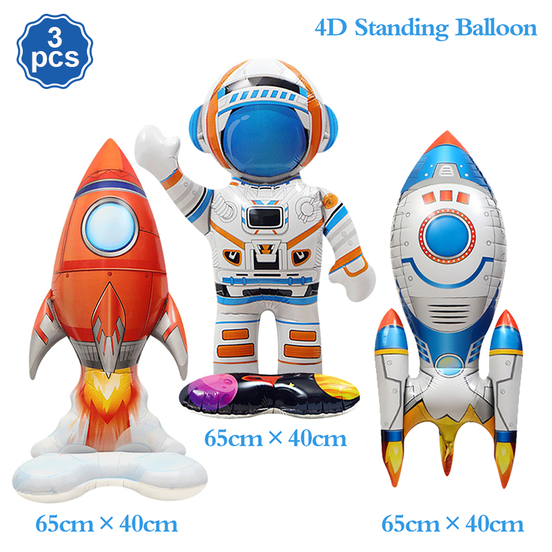 Spaceman Birthday Banner Planet Garland Swirl Hang... – Grandado