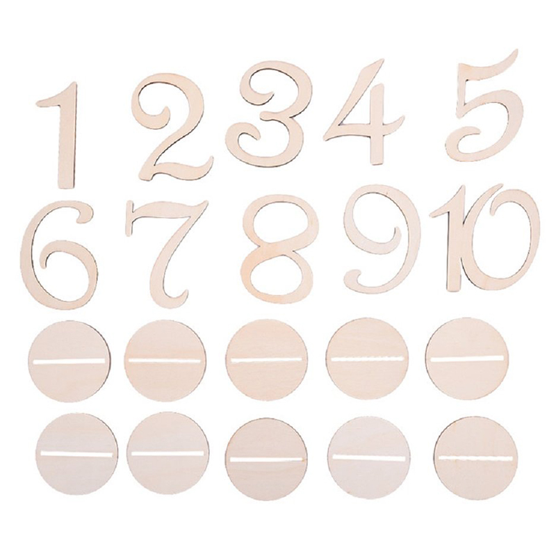 Wedding Table Numbers 1-20 Set Wood Table Numbers ... – Vicedeal