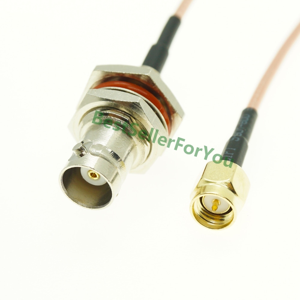 conector hembra BNC, mampara a SMA macho, conector... – Grandado