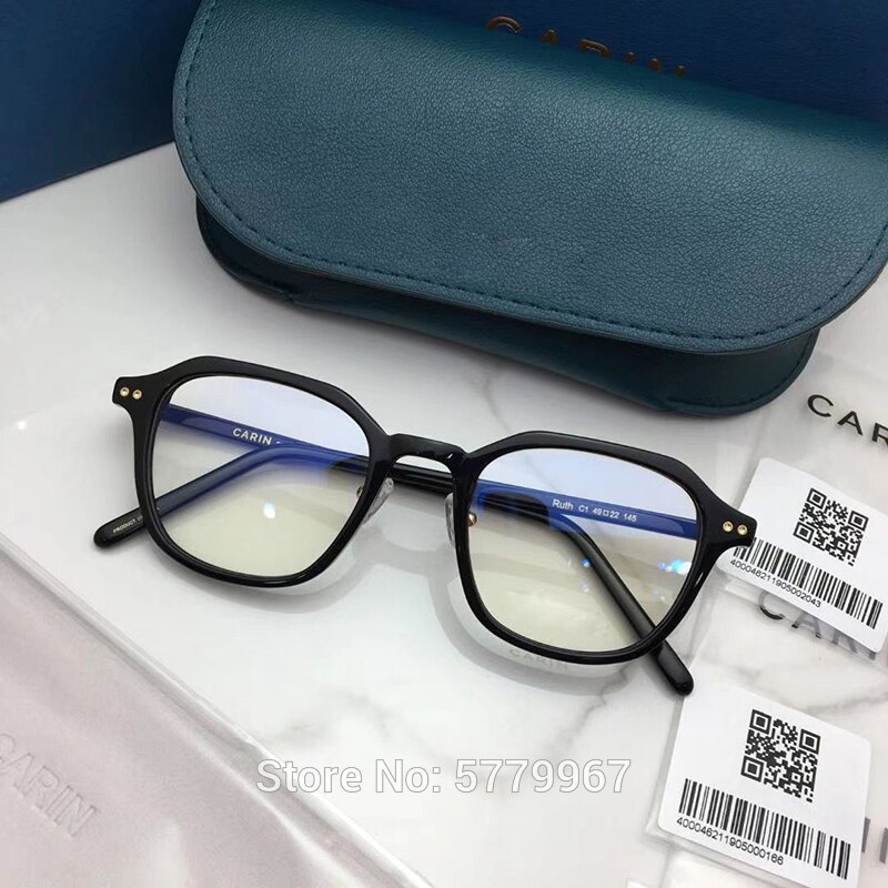 Acetate Leisure Glasses Frame Men Vintage Square p... – Grandado