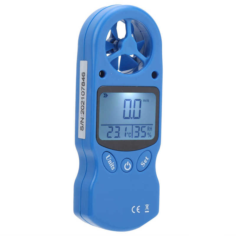 Wind Speed Meter Mini Handheld Digital Anemometer ... – Grandado