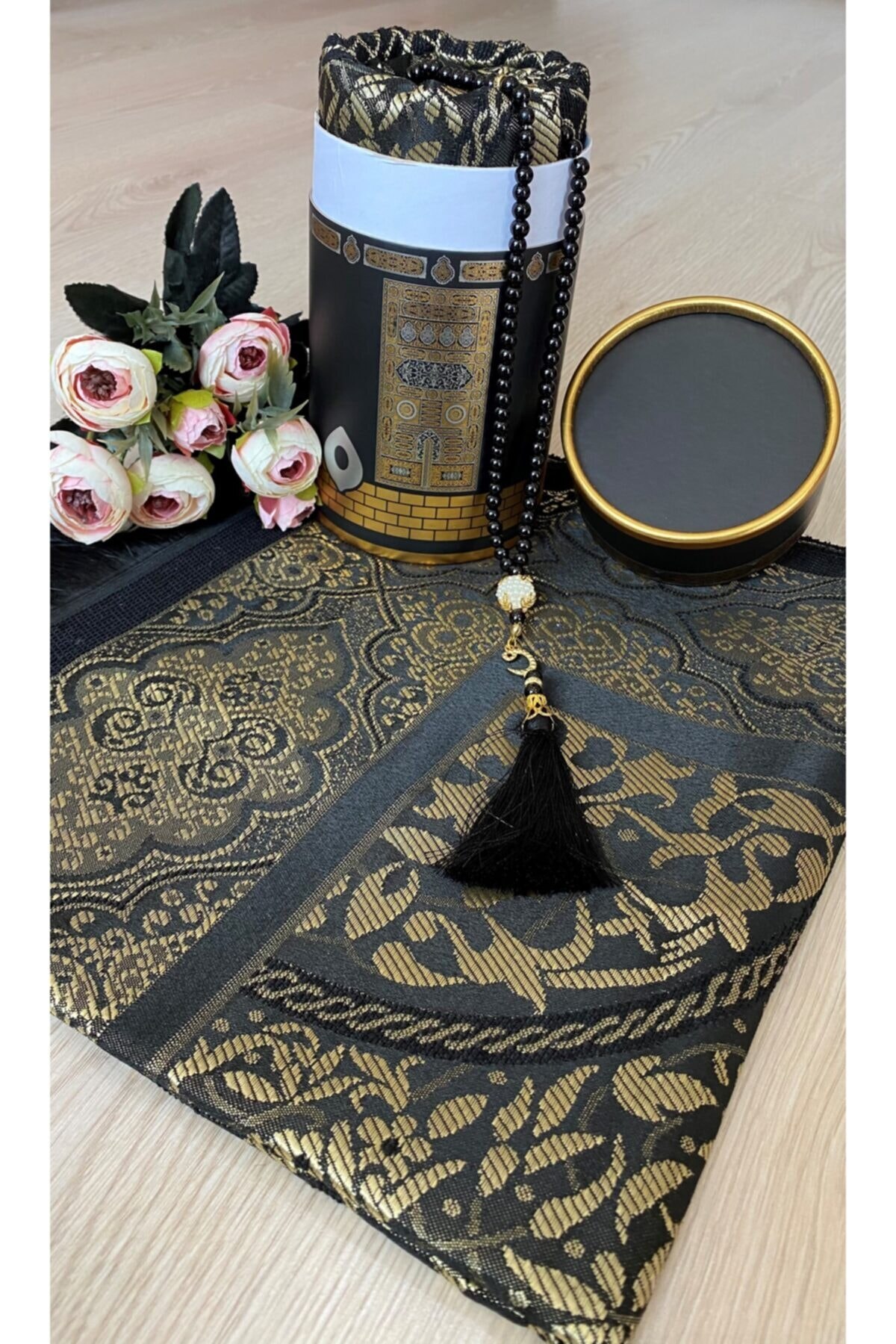 Kaba Pattern Boxed Prayer Rug Set – Grandado