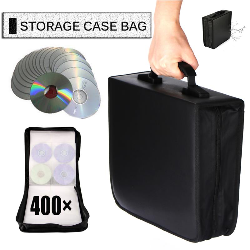 Portable 400 Disc CD DVD Storage World Map Printed... – Grandado