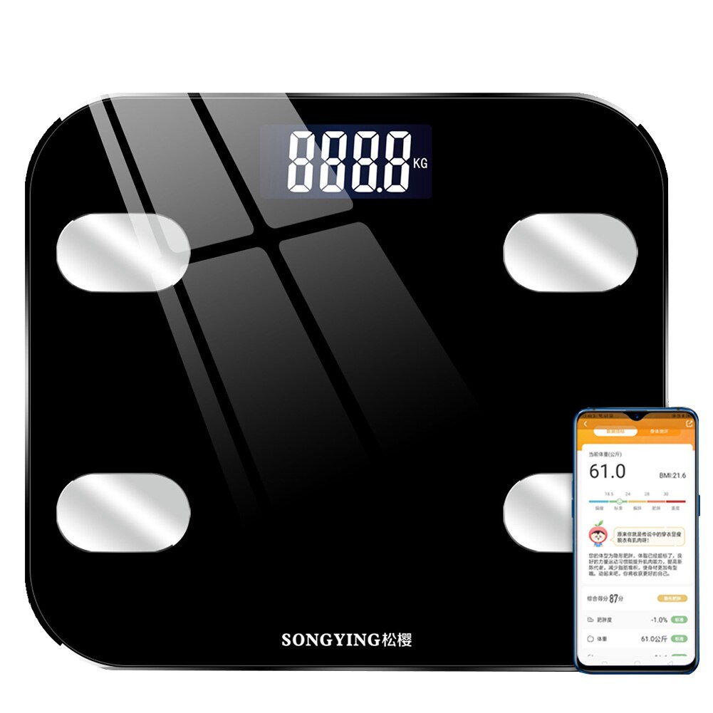 Bluetooth Scales Floor Body Weight Scientific Smar... – Grandado