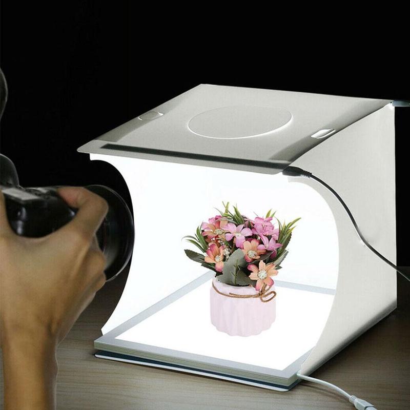 Portable folding LED mini photography light box st... – Grandado