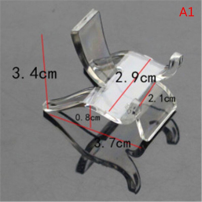 2pcs Acrylic Shelf Stones Crystal Cluster Stand Mi... – Grandado