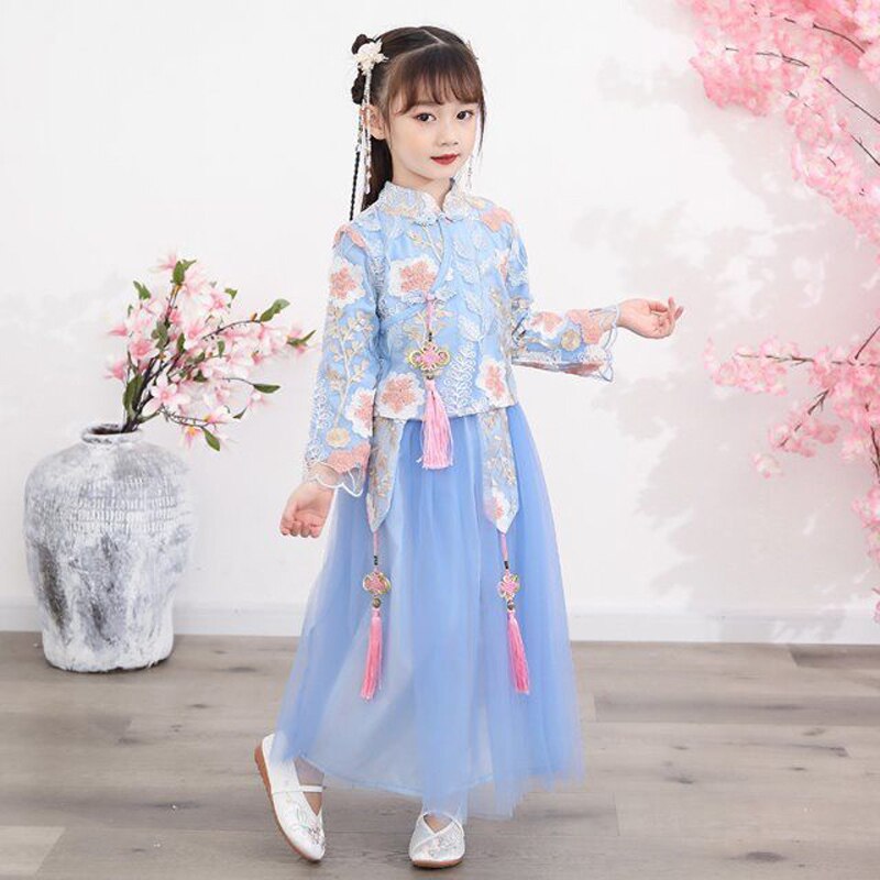 Lace Sequins Hanfu Formal Evening Gown Tutu Prince... – Grandado