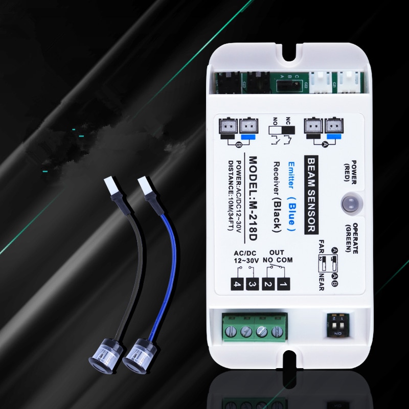 dual beam Automatic door opener safety beam sensor... – Grandado