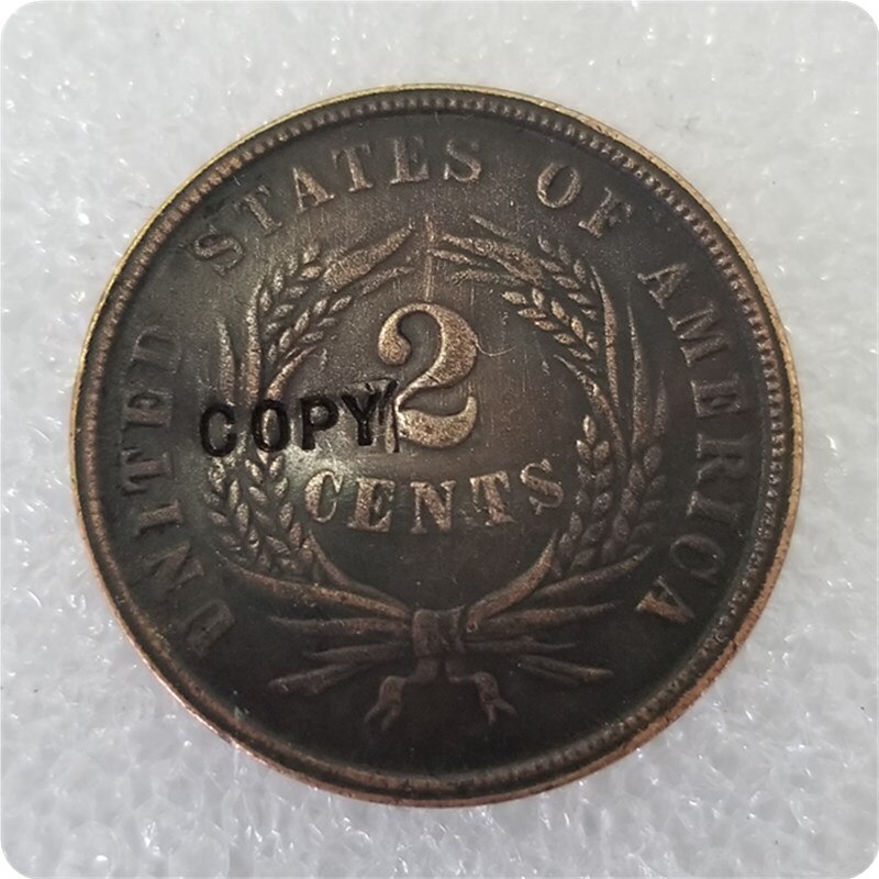 USA 1864-1873 Two Cents COPY COIN – Vicedeal