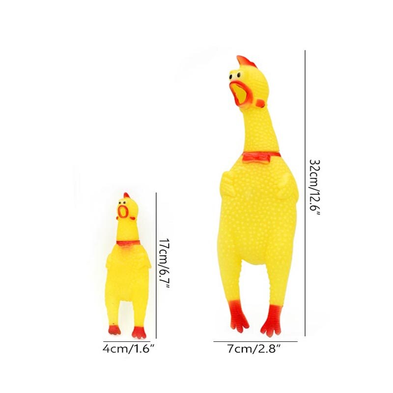 32/17cm Children's Jokes Novelty Rubber Squeeze Pe... – Vicedeal