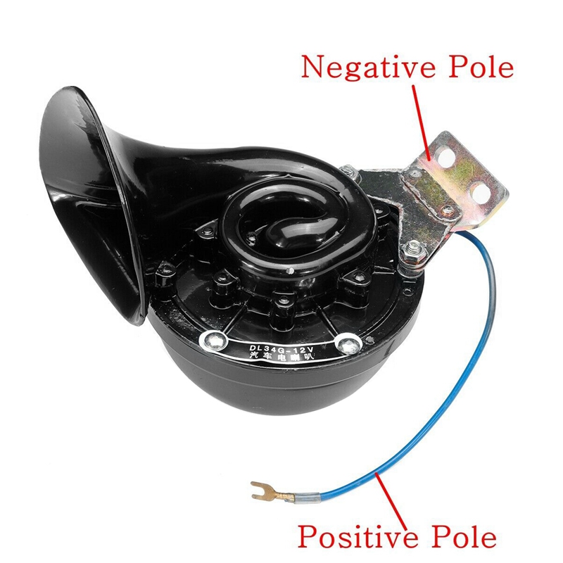 350DB 12V Electric Bull Air Horn Super Loud Raging... – Grandado