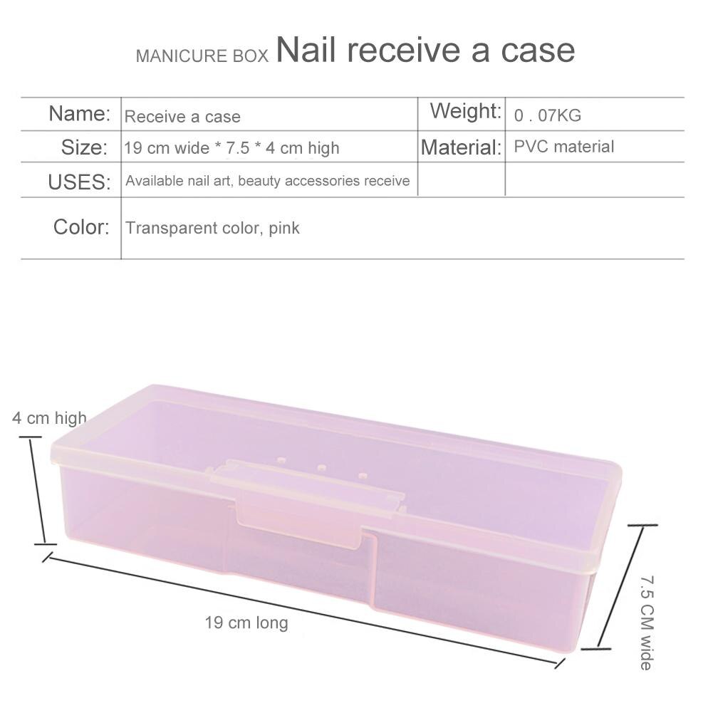 Rectangle Nail Jewelry Storage Box Excellent PVC P... – Vicedeal