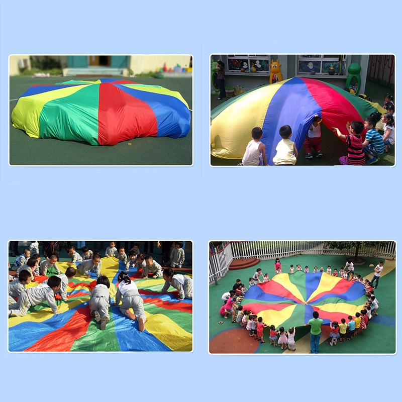 Ruizhi Children Rainbow Umbrella Parachute Toy Jum... – Grandado