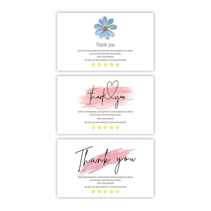 YYSD 30pcs Thank You Card Thank You for Your Order... – Grandado