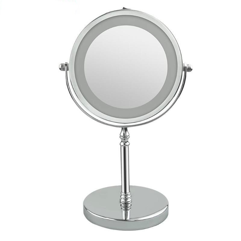 Portable LED Lighted Makeup Mirror 7 Inch 10x Magn... – Vicedeal