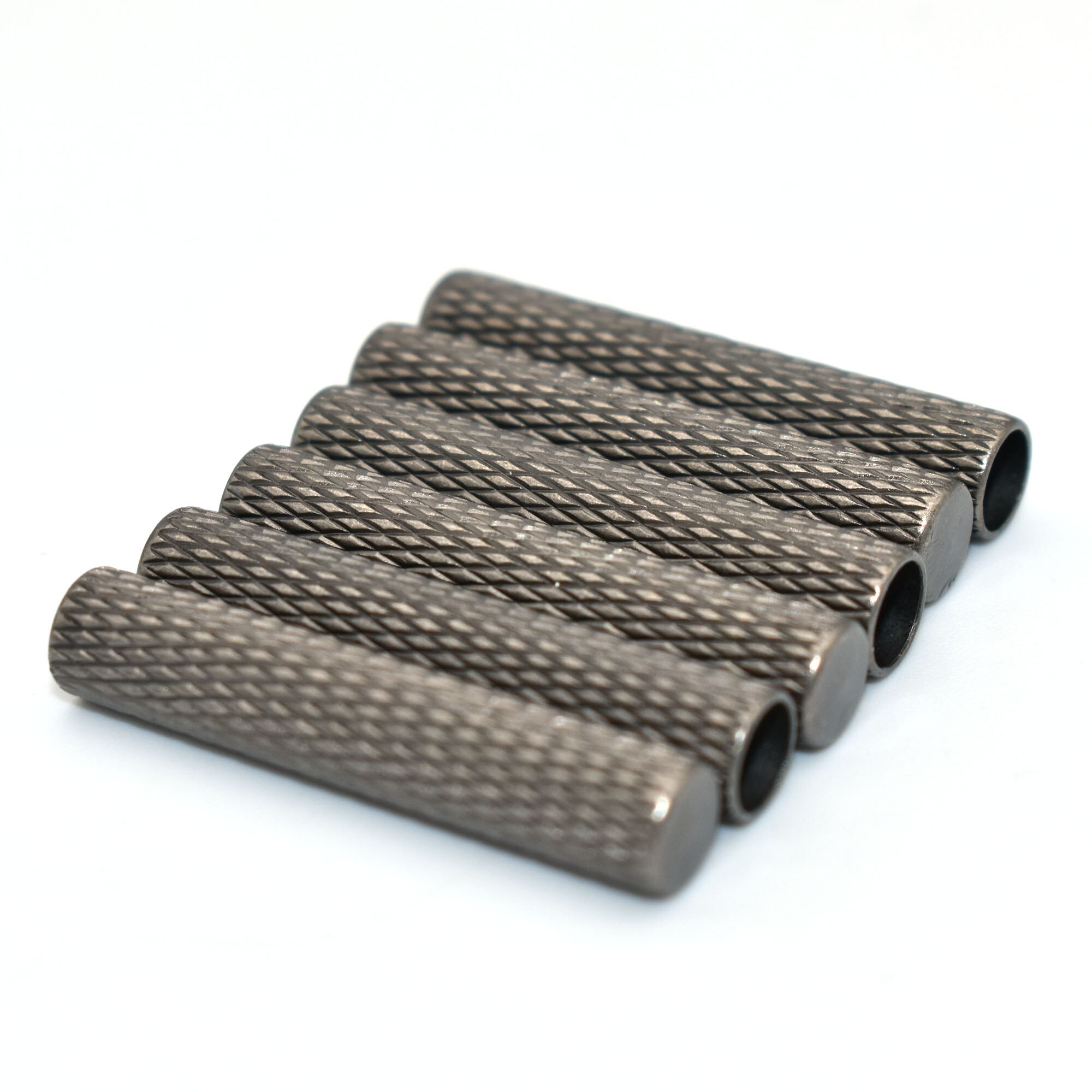 Gunmetal End Tips Caps Leather Bullets Tube Clasps... – Grandado