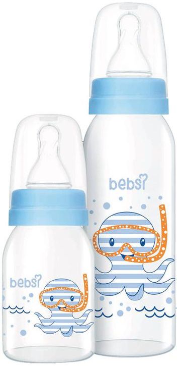 Bebsi Glass Baby Bottle Set (250ml + 125ml) Seçene... – Grandado