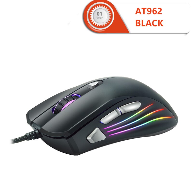 Ergonomic USB Wired Gaming Mouse 7 Button LED Comp... – Vicedeal