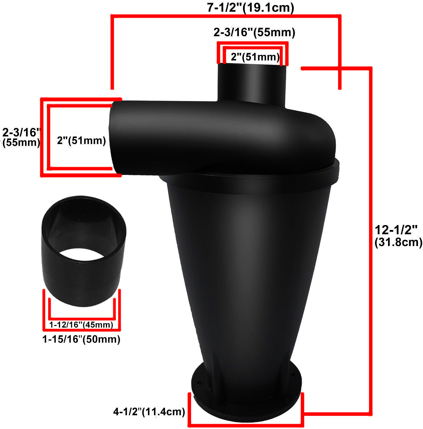 Acecorner Dust Collector Cyclone Collection Shop V... – Grandado