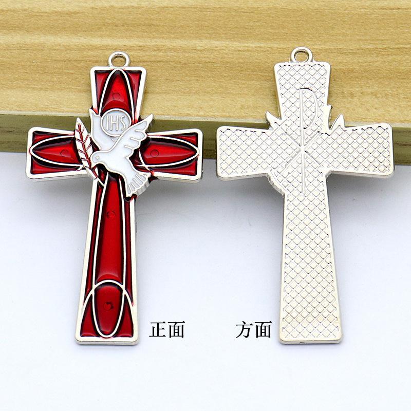 Catholic Christianity Necklace Women Jesus Cross H... – Grandado