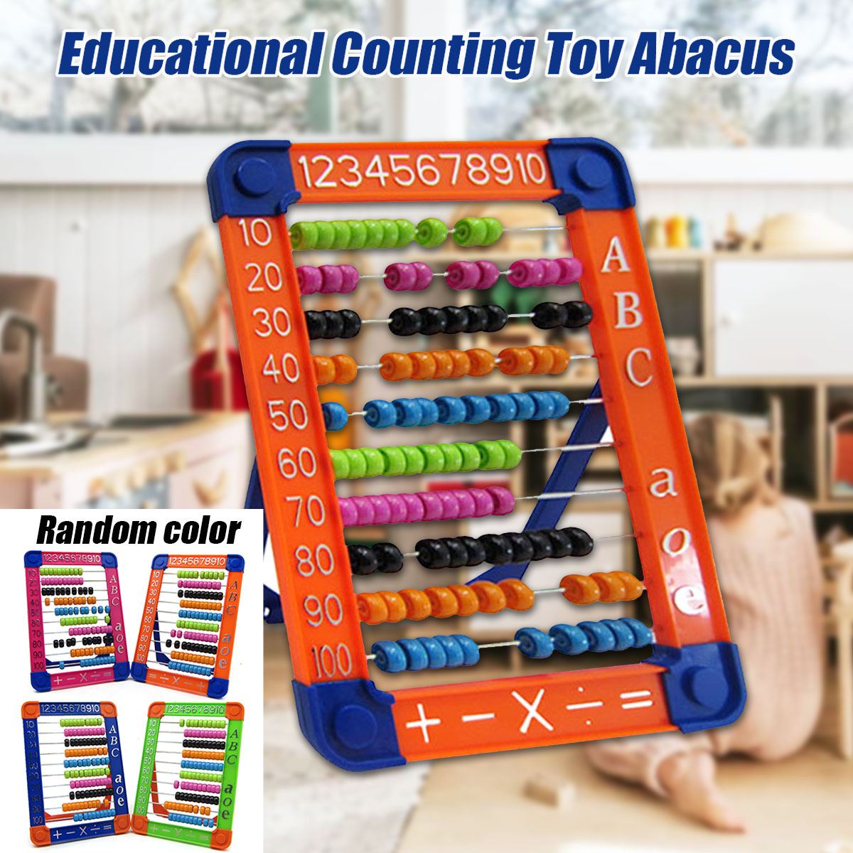 Kids Baby Plastic Abacus Toys Small Calculator Han... – Vicedeal