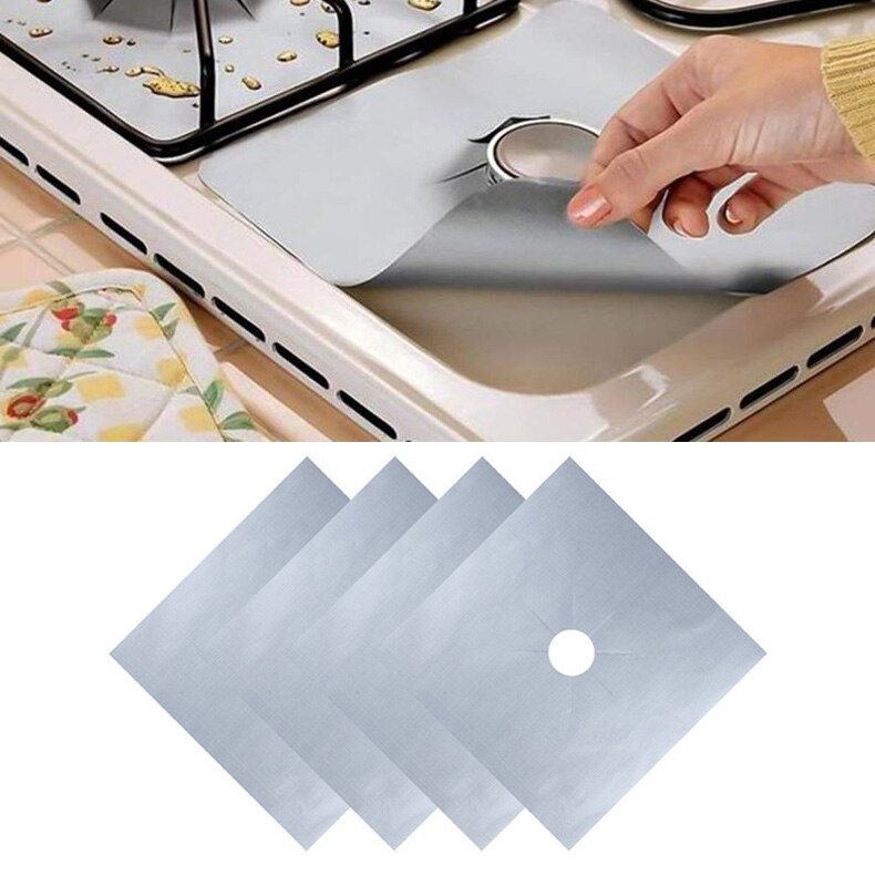 1/2/4Pcs Gas Stove Protector Mat Kitchen Gas Stove... – Vicedeal