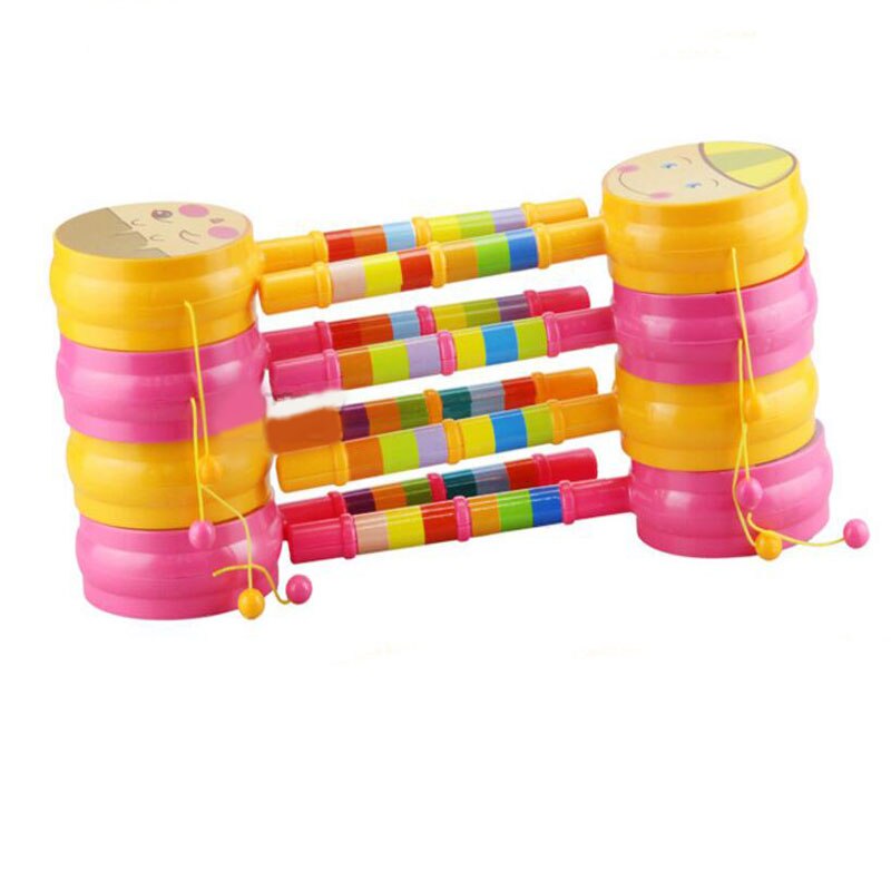 1pc Plastic Cartoon Baby Hand Shaking Rattles Drum... – Grandado