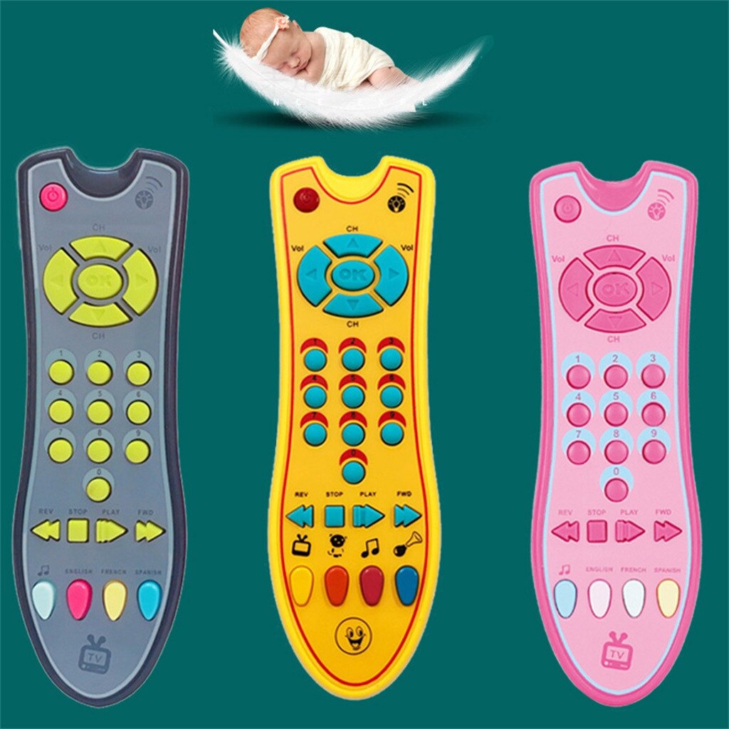 Kids Musical TV Remote Control Toy with Light and ... – Grandado