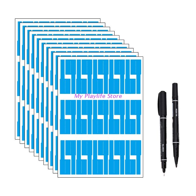 300Pcs Cable Labels, Self-Adhesive Cable Markers W... – Grandado